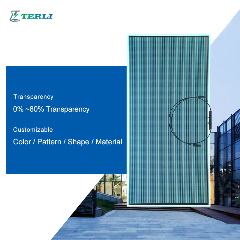 Solar Glass Facade CdTe Solar Photovoltaic Glass BIPV Curtain Wall ...