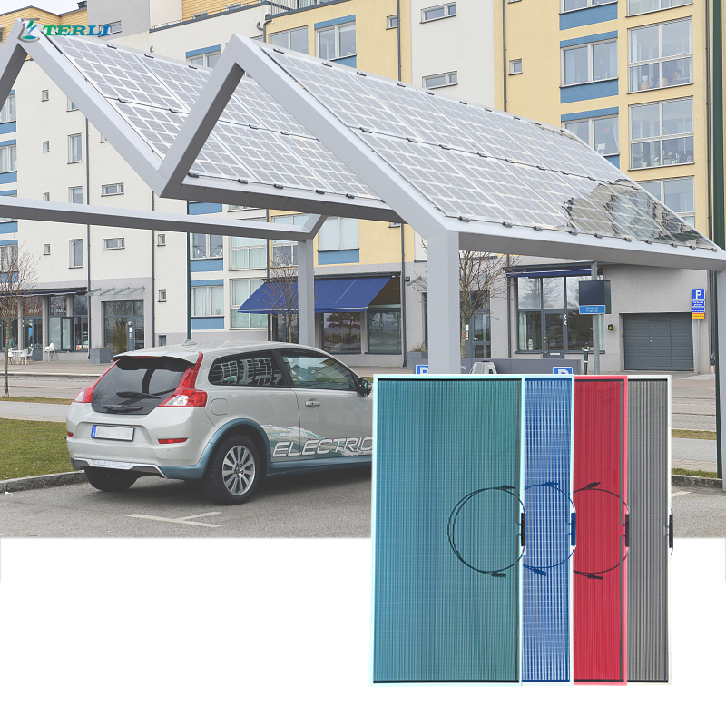 Cadmium Telluride Photovoltaic Glass Canopy BIPV Solar Shading ...