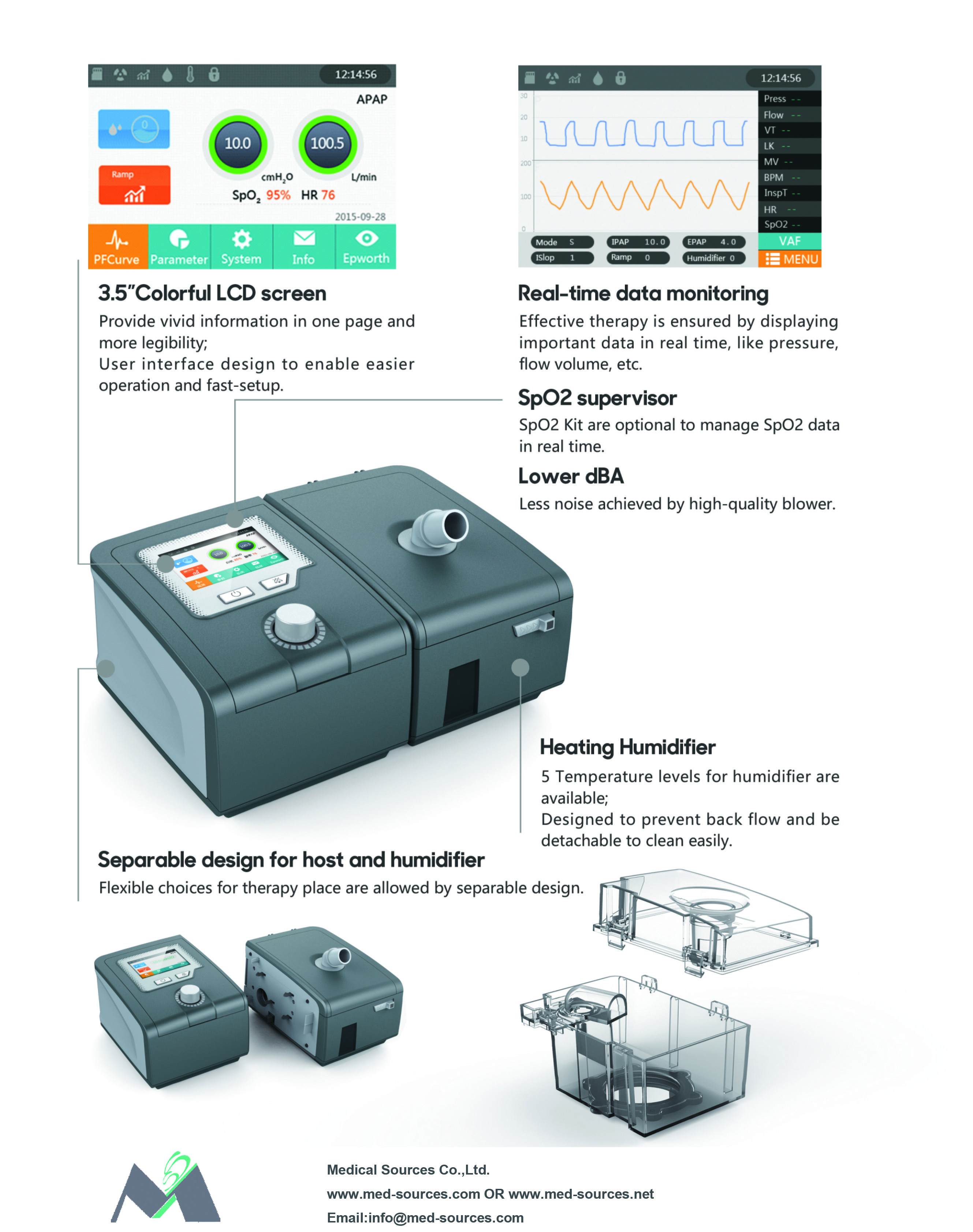 MS-CP250 Auto Bi-level - Buy Bipap Machines, CPAP, oxygen therapy ...