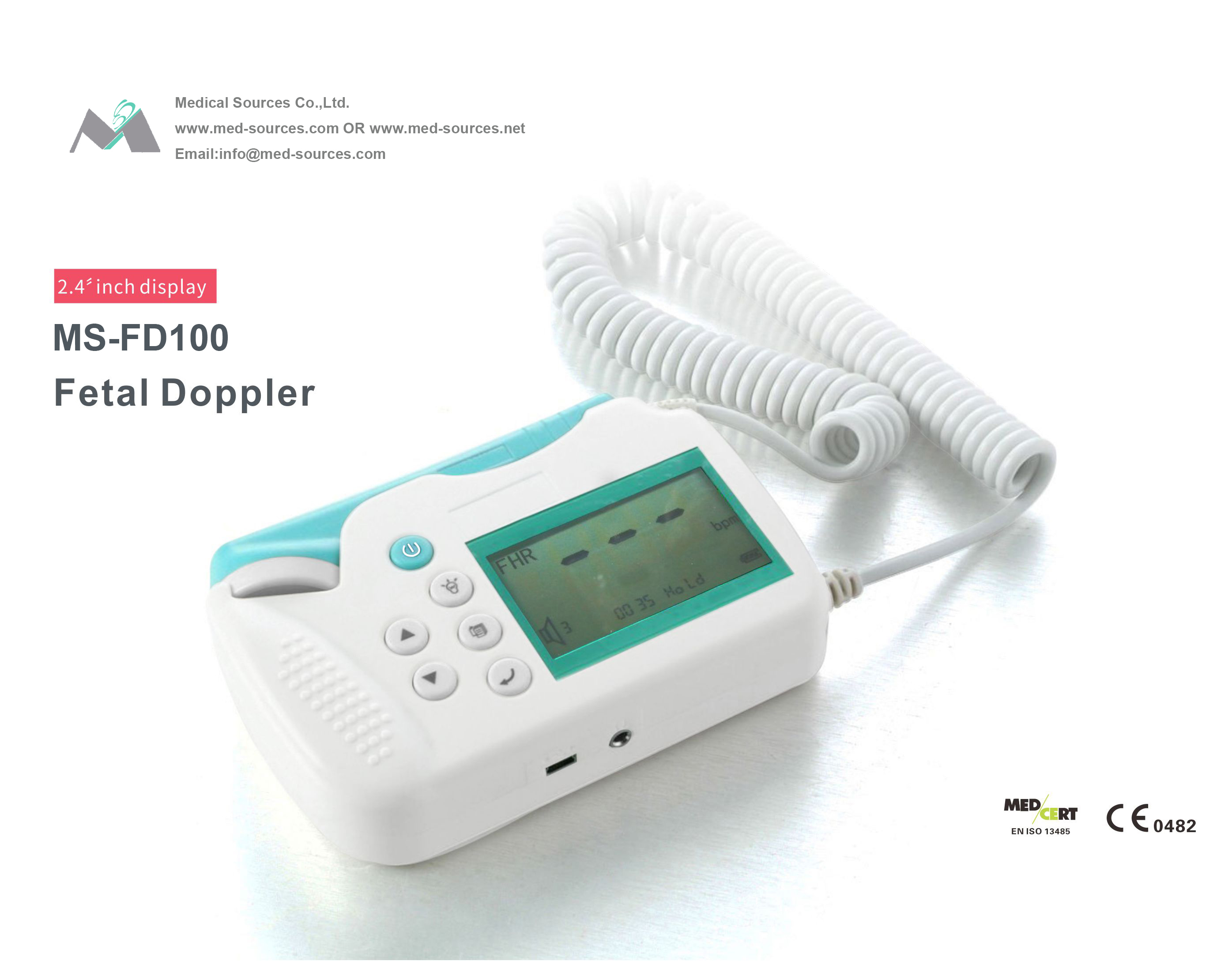 MS-FD100 Fetal Doppler - Buy Pocket Fetal Doppler, Fetal Doppler ...
